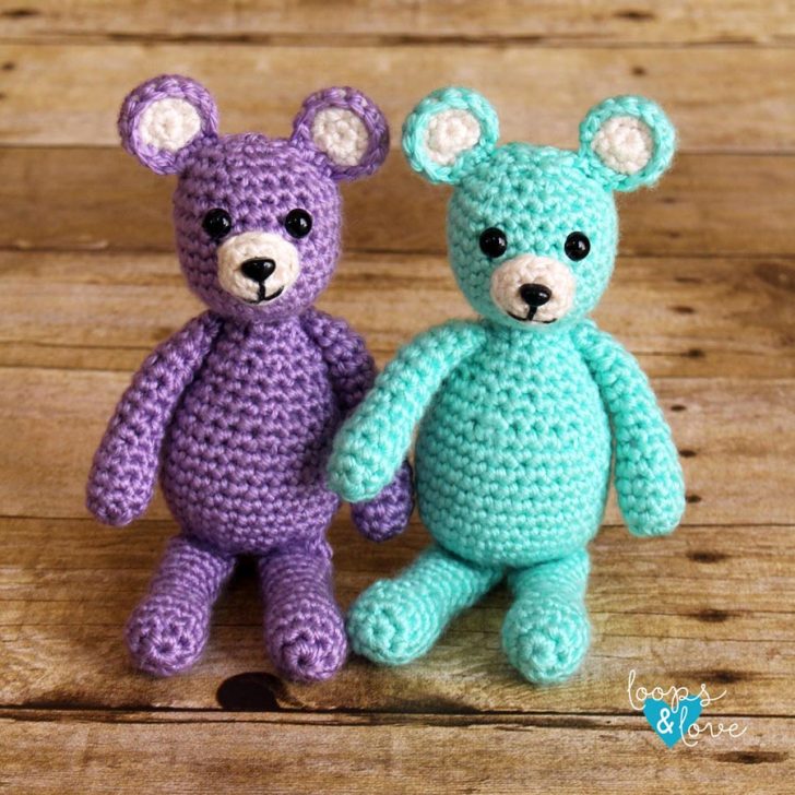 Mini Bear Amigurumi Loops & Love Crochet