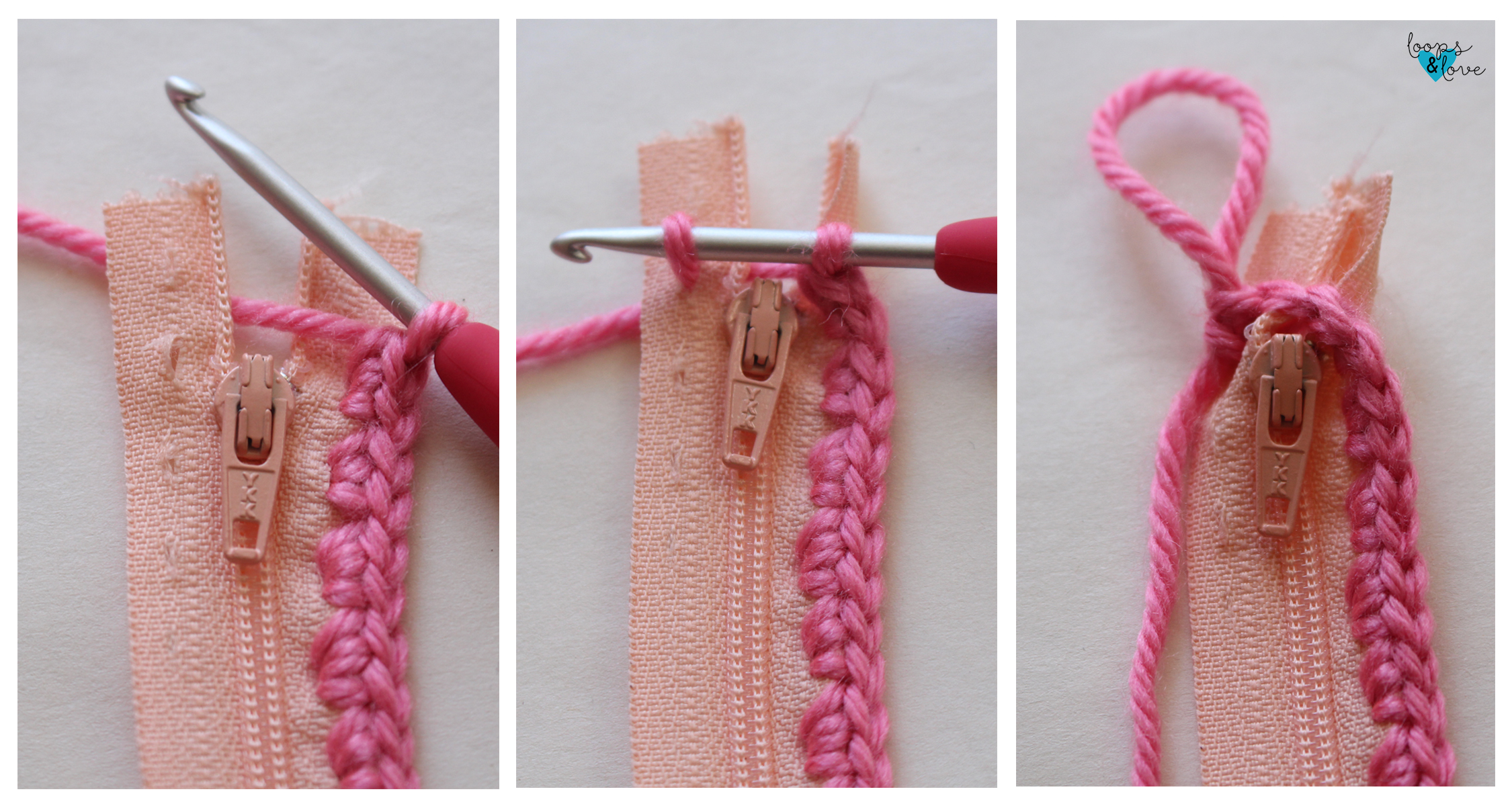 Crochet Zipper Pouch Loops & Love Crochet