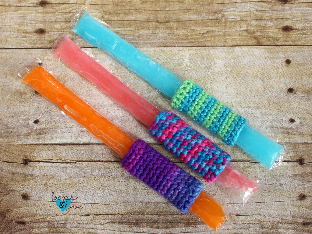 Super Easy Freezie Holders Loops & Love Crochet