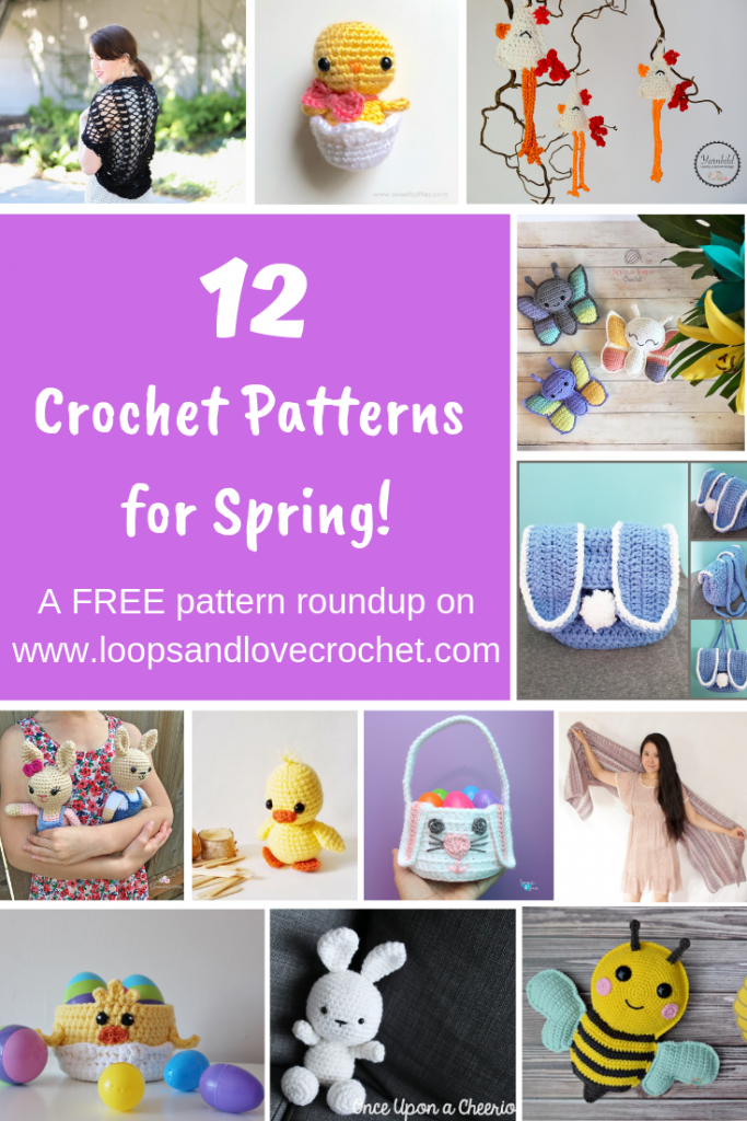 12 Patterns for Spring - A Crochet Roundup Loops & Love Crochet