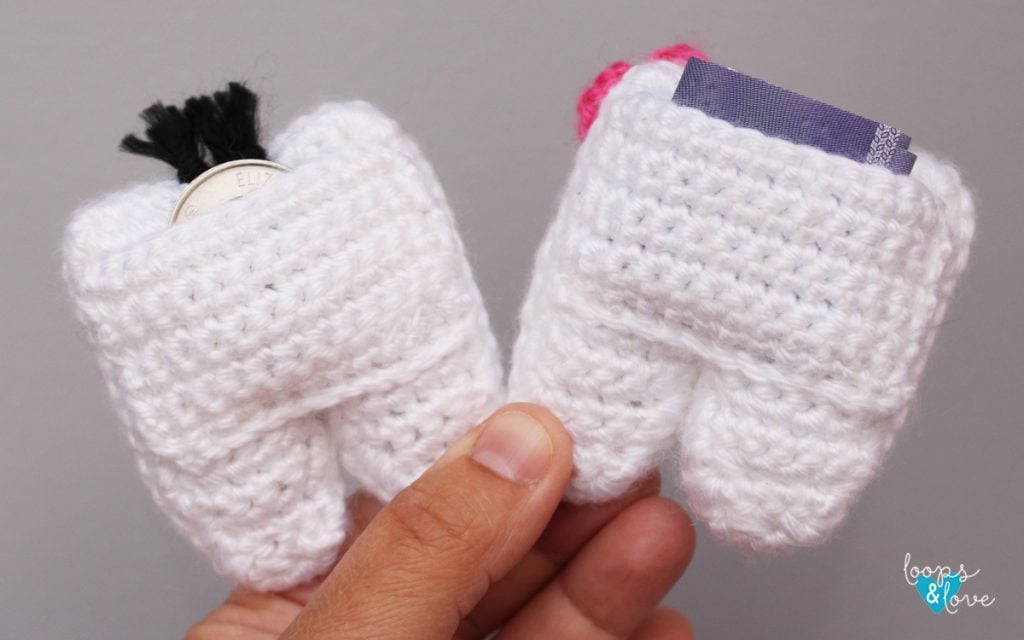Tooth Fairy Pouch - Free Crochet Pattern Loops & Love Crochet