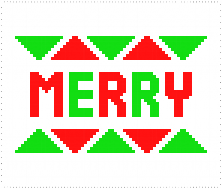 Crochet Merry Pillow - Free Crochet Pattern Loops & Love Crochet