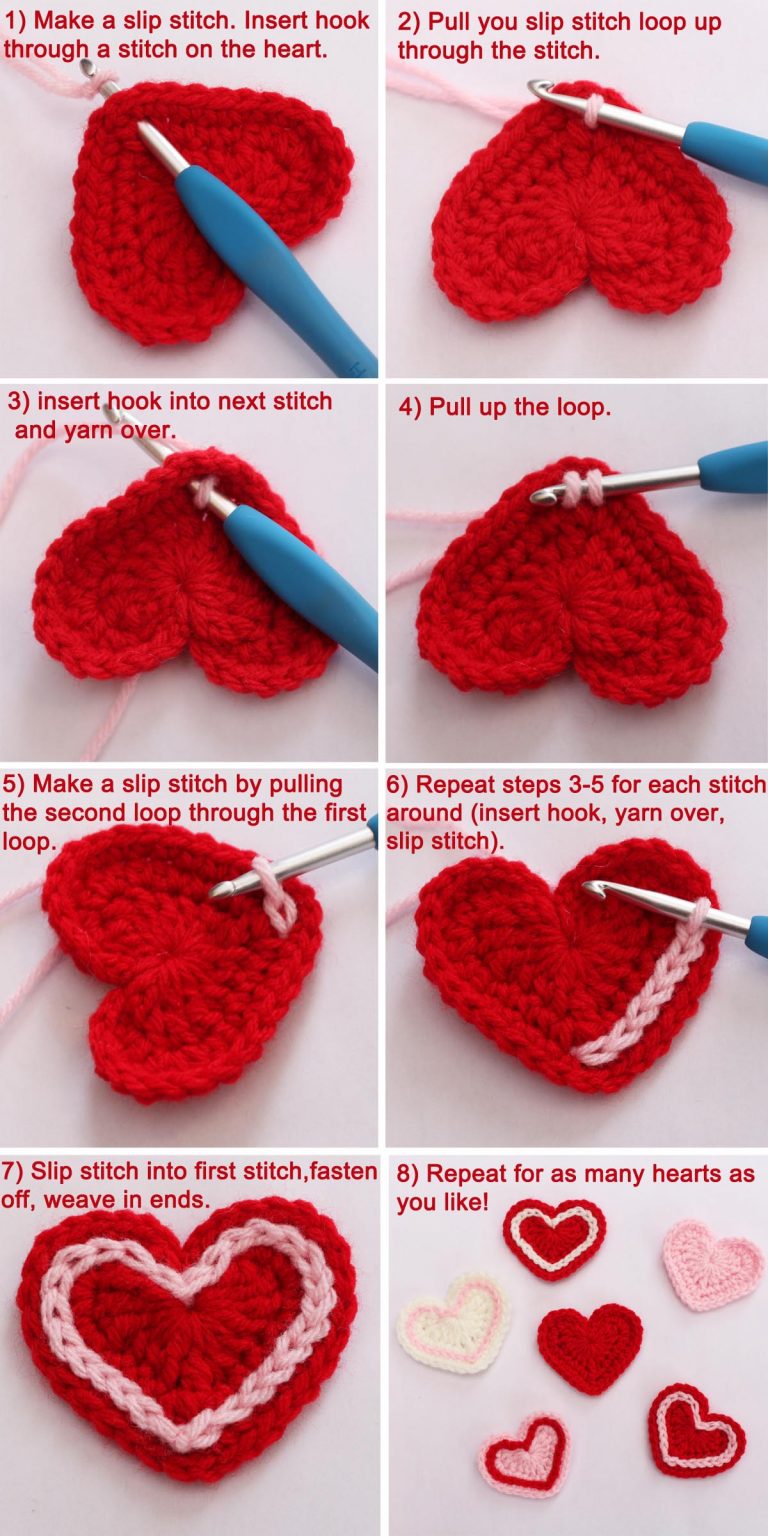 Easy Crochet Hearts Loops & Love Crochet