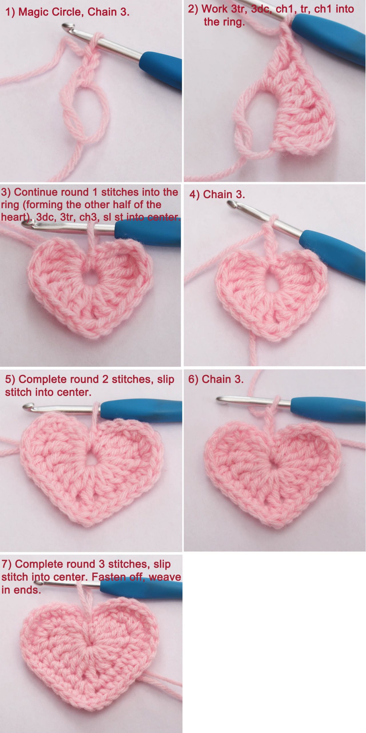 Easy Crochet Hearts Loops & Love Crochet