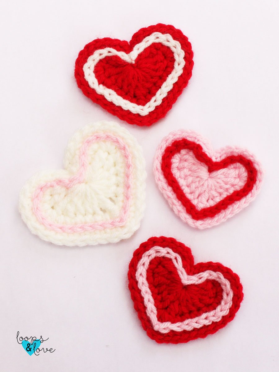 Easy Crochet Hearts Loops & Love Crochet