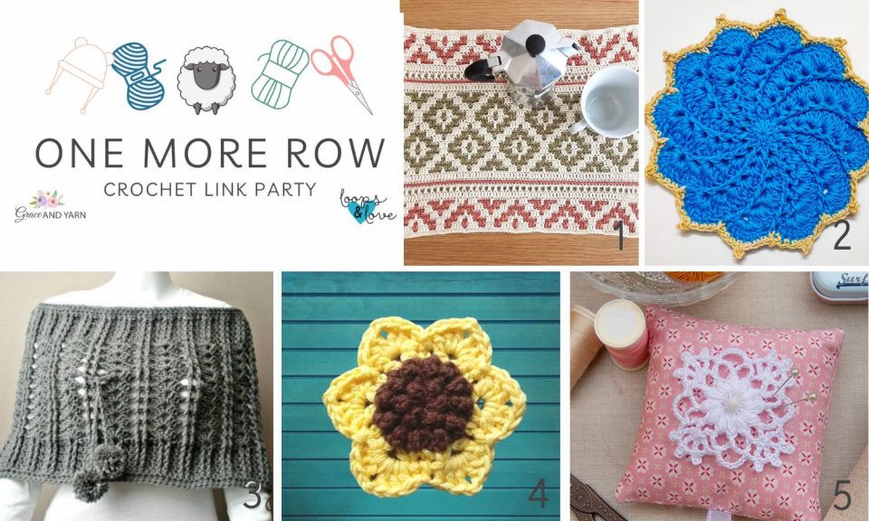 One More Row - Free Crochet Link Party #46 Loops & Love Crochet