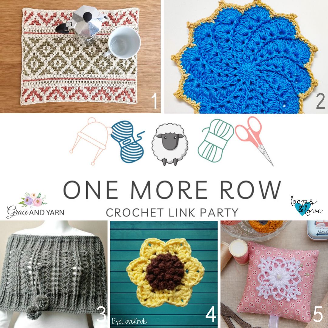 One More Row - Free Crochet Link Party #46 Loops & Love Crochet