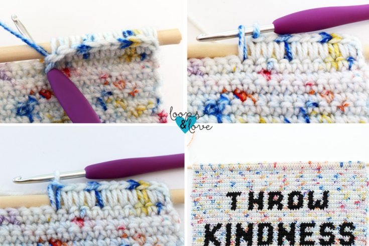 Kindness Wall Hanging Crochet Pattern Loops & Love Crochet