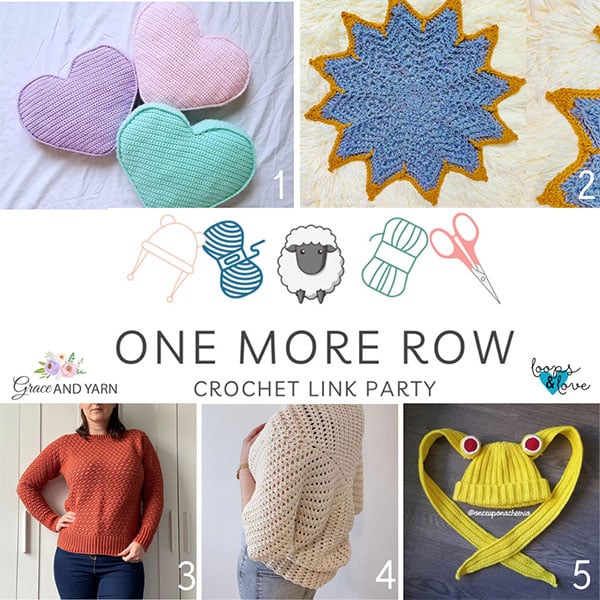 One More Row - Free Crochet Link Party #51 Loops & Love Crochet