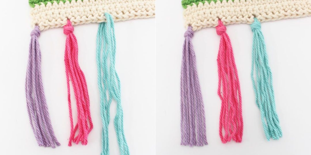 Spring Wall Hanging - Free Crochet Pattern Loops & Love Crochet