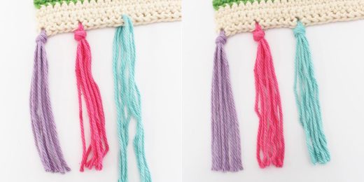 Spring Wall Hanging - Free Crochet Pattern Loops & Love Crochet