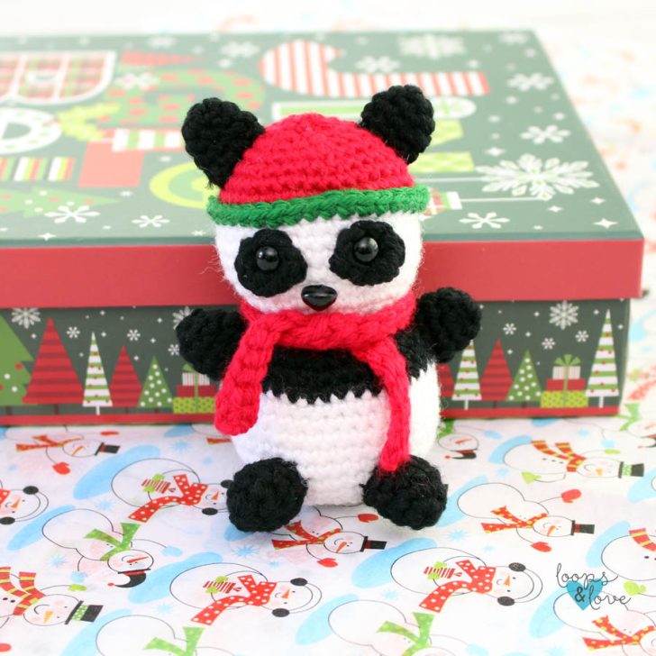 Panda Ornament - Free Crochet Pattern Loops & Love Crochet
