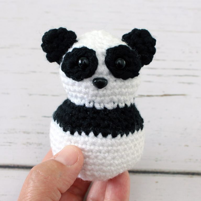 Mini Panda Amigurumi - Free Crochet Pattern Loops & Love Crochet