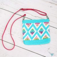 Diamond Gem Bag - Free Crochet Pattern Loops & Love Crochet