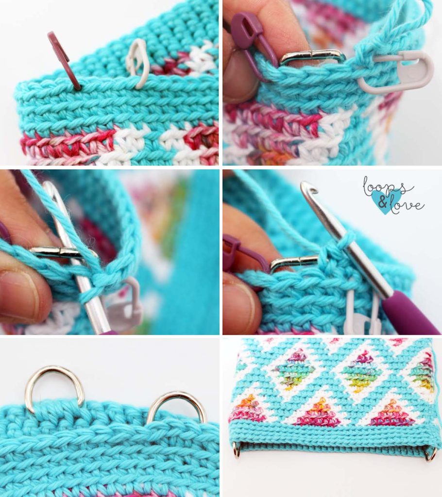 Diamond Gem Bag - Free Crochet Pattern Loops & Love Crochet
