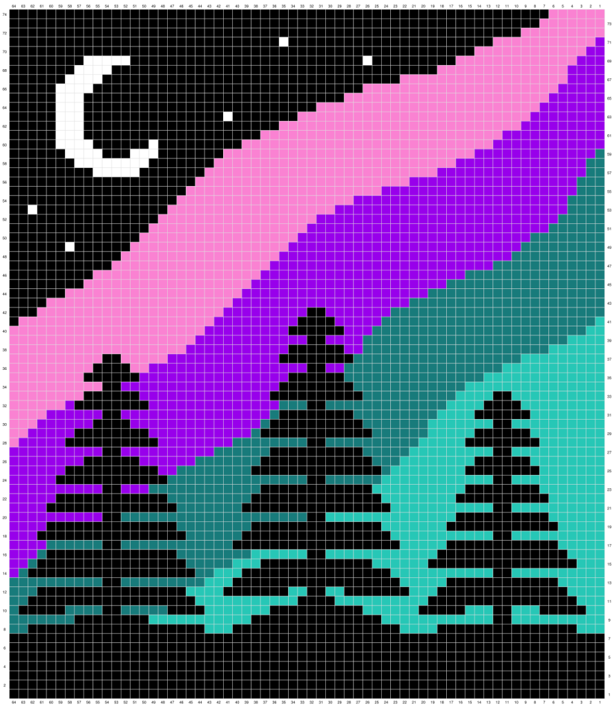 Northern Lights Wall Hanging - Free Crochet Pattern Loops & Love Crochet