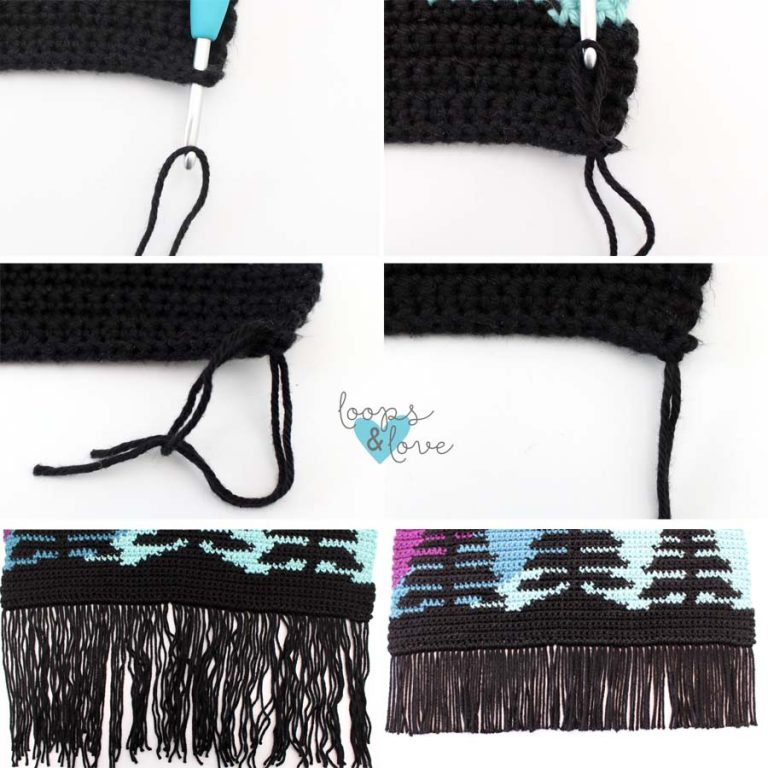 Northern Lights Wall Hanging - Free Crochet Pattern Loops & Love Crochet