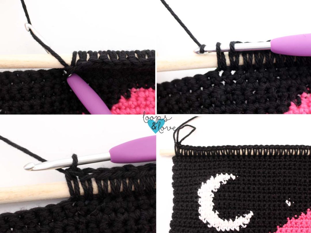 Northern Lights Wall Hanging - Free Crochet Pattern Loops & Love Crochet