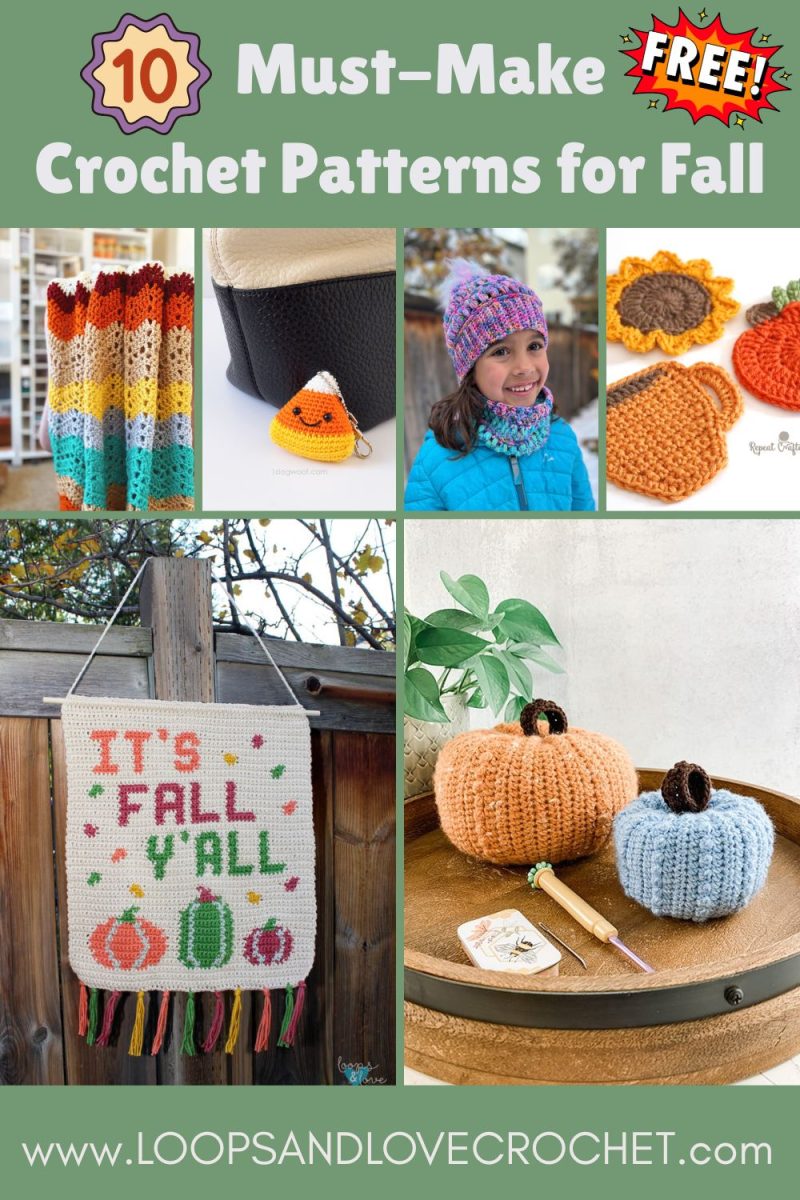 Free Fall Crochet Patterns – 10 Easy & Cozy Projects Loops & Love Crochet