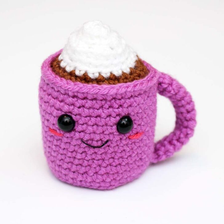 Free Crochet Mini Hot Chocolate and Cookies Loops & Love Crochet